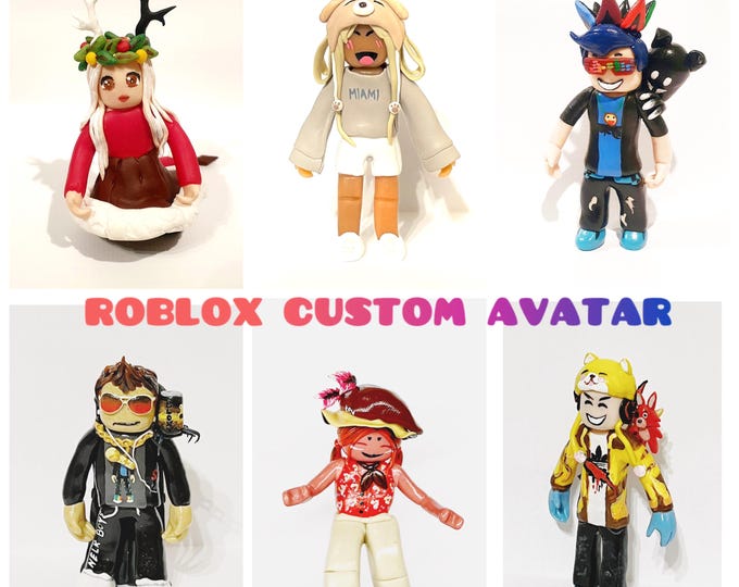 Custom Avatar Figure - Personalized 3D Printed Roblox Character - Etsy