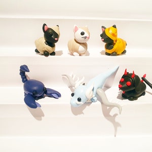 Adopt Me Pets Figures Ice Golem,snow Leopard,golden Walrus,husky,ghost ...