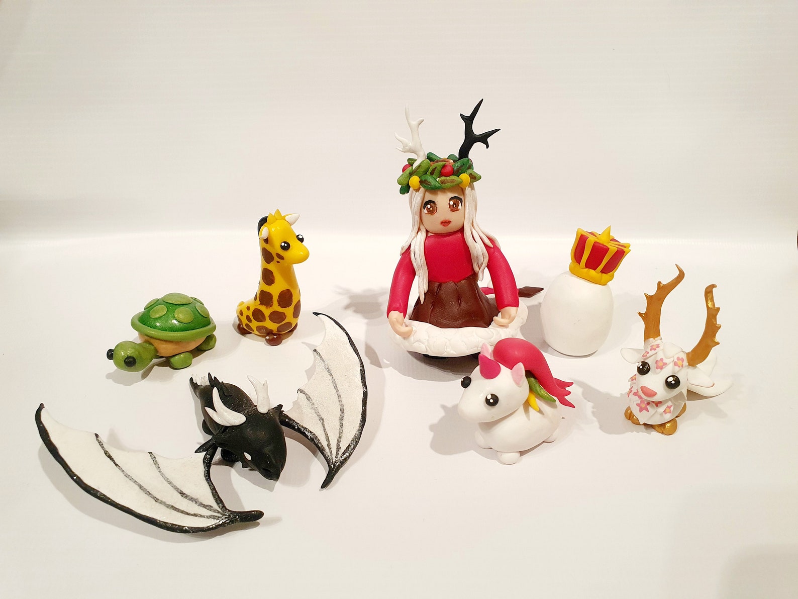 Adopt Me Pets Figures Phoenix,goldhorn,merhorse,wyvern,axolotl,neon ...
