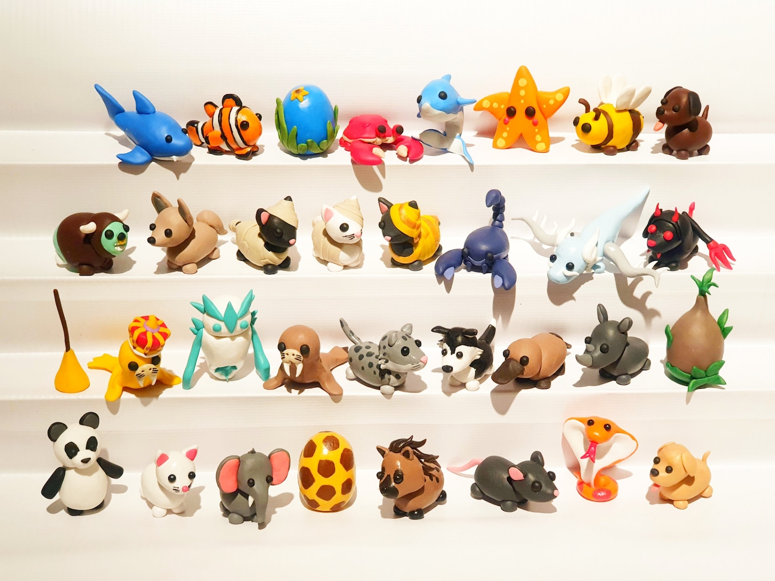 Roblox Adopt Me Pets Figures Ice Golemsnow Leopardgolden - Etsy Israel