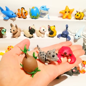 Adopt Me Pets Figures Ice Golem,snow Leopard,golden Walrus,husky,ghost ...