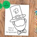 Draw A Face on the Leprechaun Craft, St. Patrick's Day Kids Activity ...