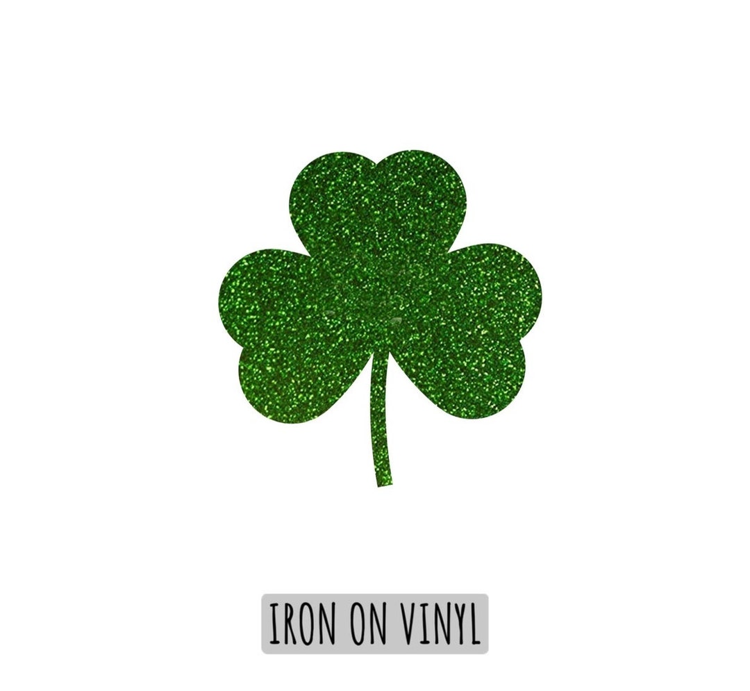 St Patrick’s Day Shamrock Iron on Decal, Shamrock Shirt Decal, St Patty ...