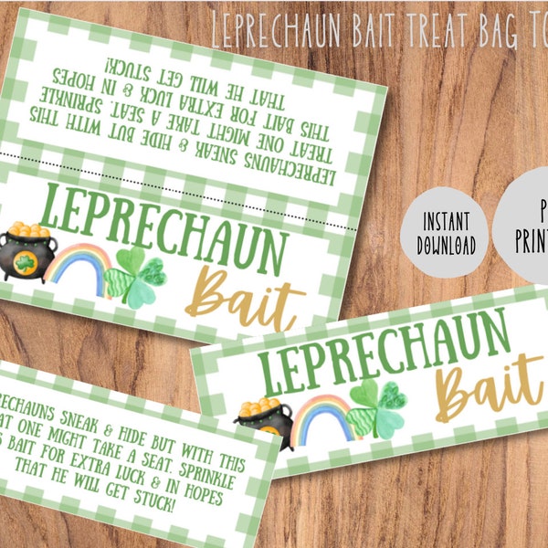Leprechaun Bait Tag - Etsy
