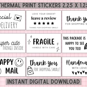 Rollo Printer Stickers Thermal Printer Labels Thermal Sticker ...