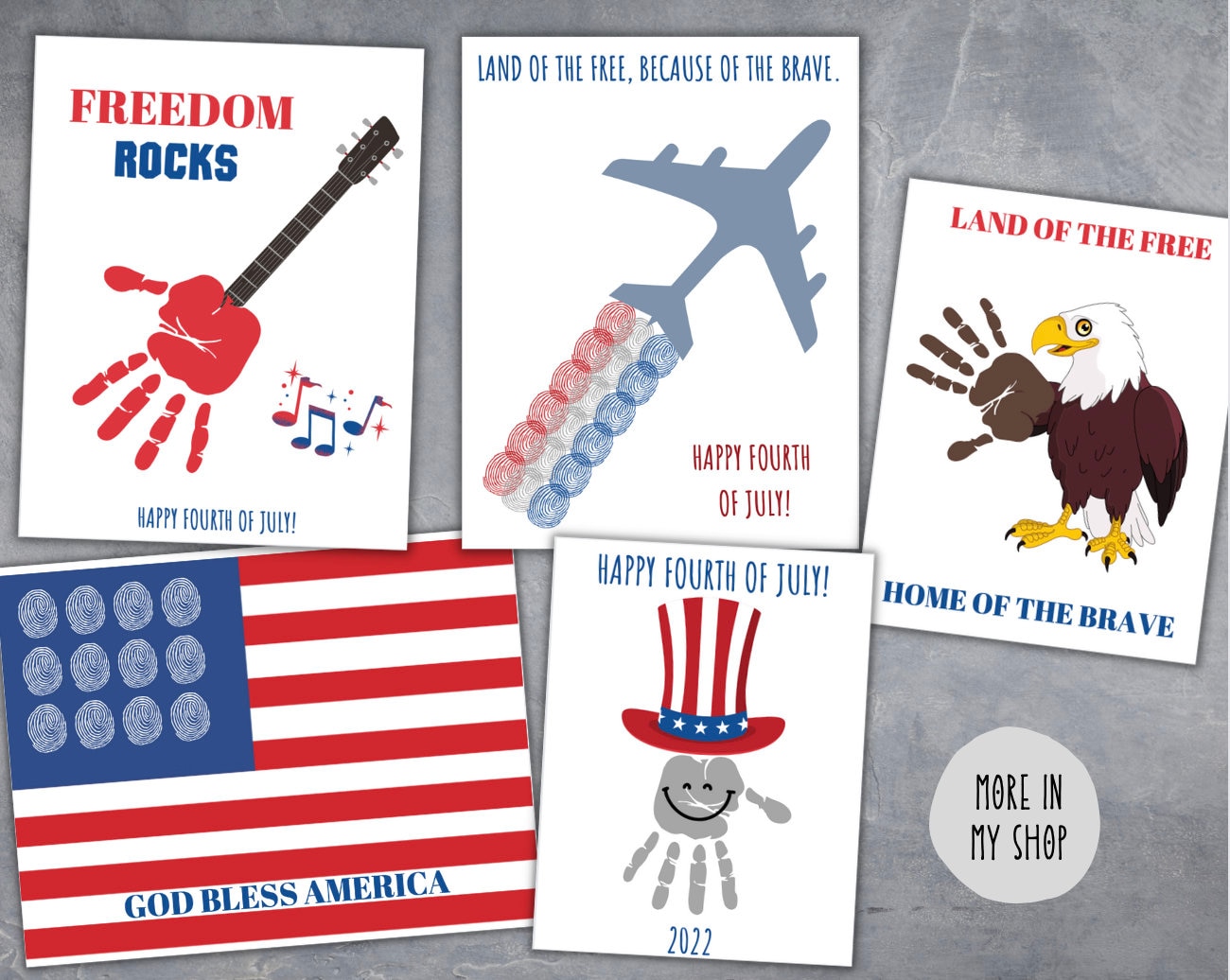 Fourth of July Handprint Craft, 4th Hand Art, Toddler Craft, Handprint ...