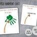 Summer Handprint Craft Palm Tree Hand Art Toddler Craft Handprint ...
