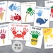 Summer Handprint Craft Palm Tree Hand Art Toddler Craft Handprint ...