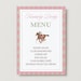 Masters Party Menu, Masters Editable Menu Masters Printable Golf Menu ...