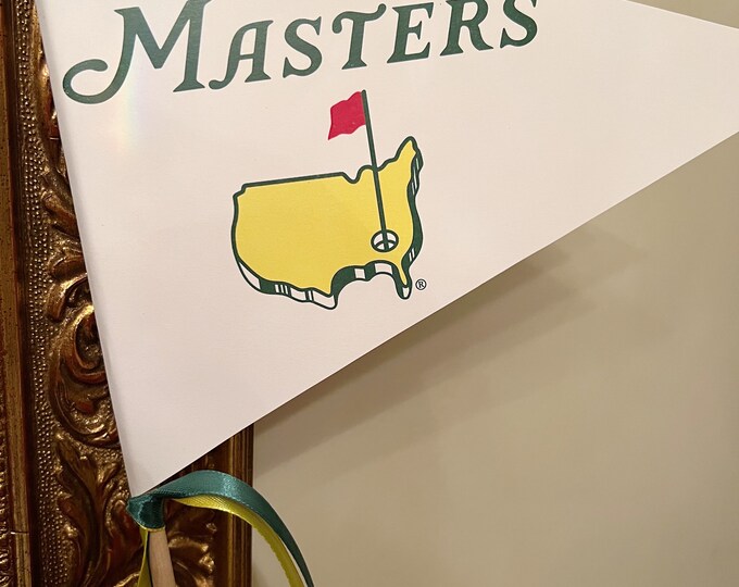 Masters Tournament Party Decor, Masters Pennant, Masters Printable Flag ...