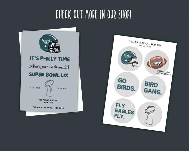 Go Birds Football Banner, Eagles Banner, Fly Eagles Fly Printable Flag ...
