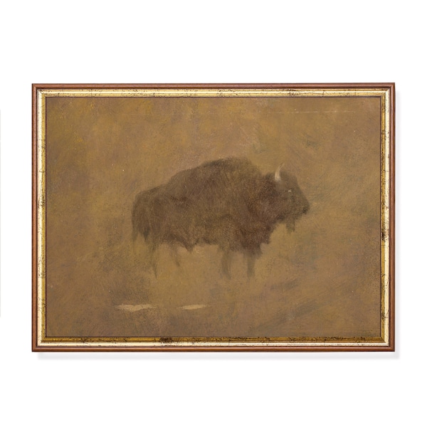 Large Buffalo Print - Etsy