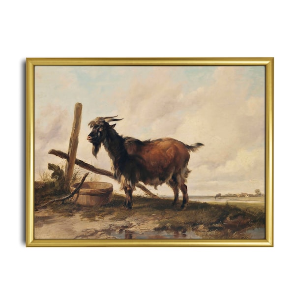 Antique Goat - Etsy