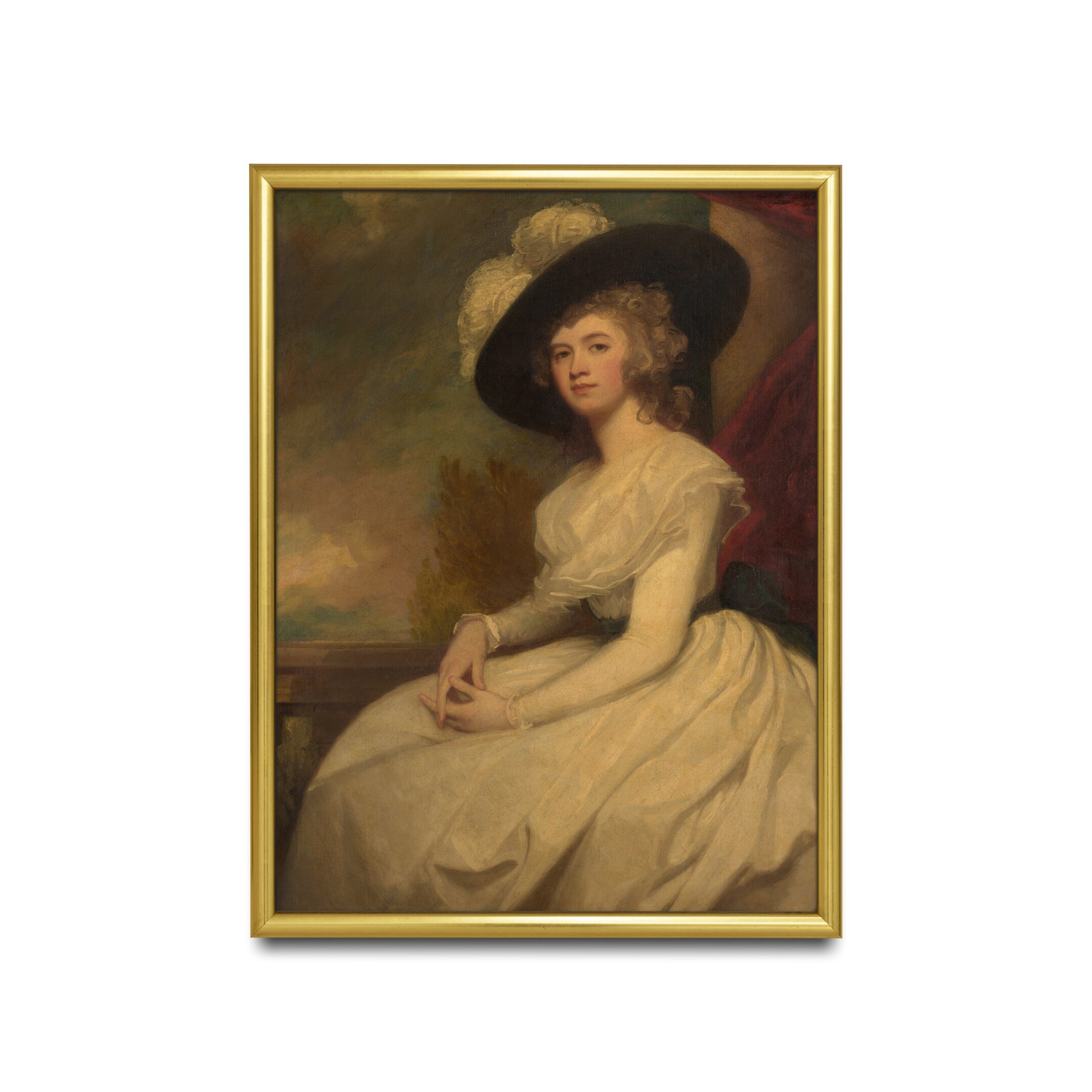 Vintage Lady Art Print – Restored Regency Portrait (digital Download ...
