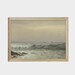 Vintage Seascape Painting Antique Ocean Beach Print Coastal Decor ...