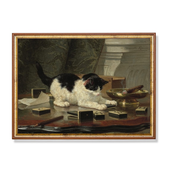 Vintage Cat Art