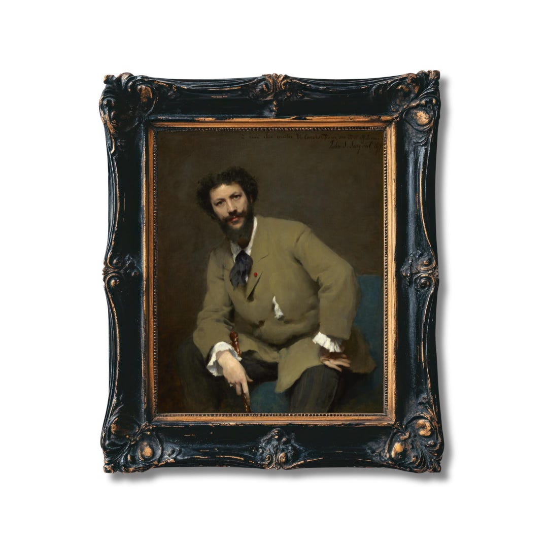 Carolus-duran Portrait Art Print: John Singer Sargent, 19th Century Oil ...