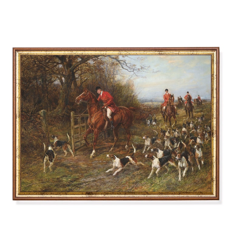 Vintage English Fox Hunting Prints - Etsy