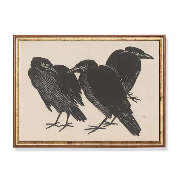 Three Crows - Etsy