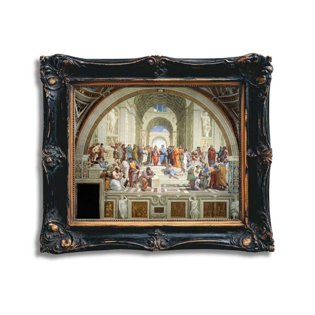 The School of Athens by Raphael - Renaissance Art Print, Classical Wall ...