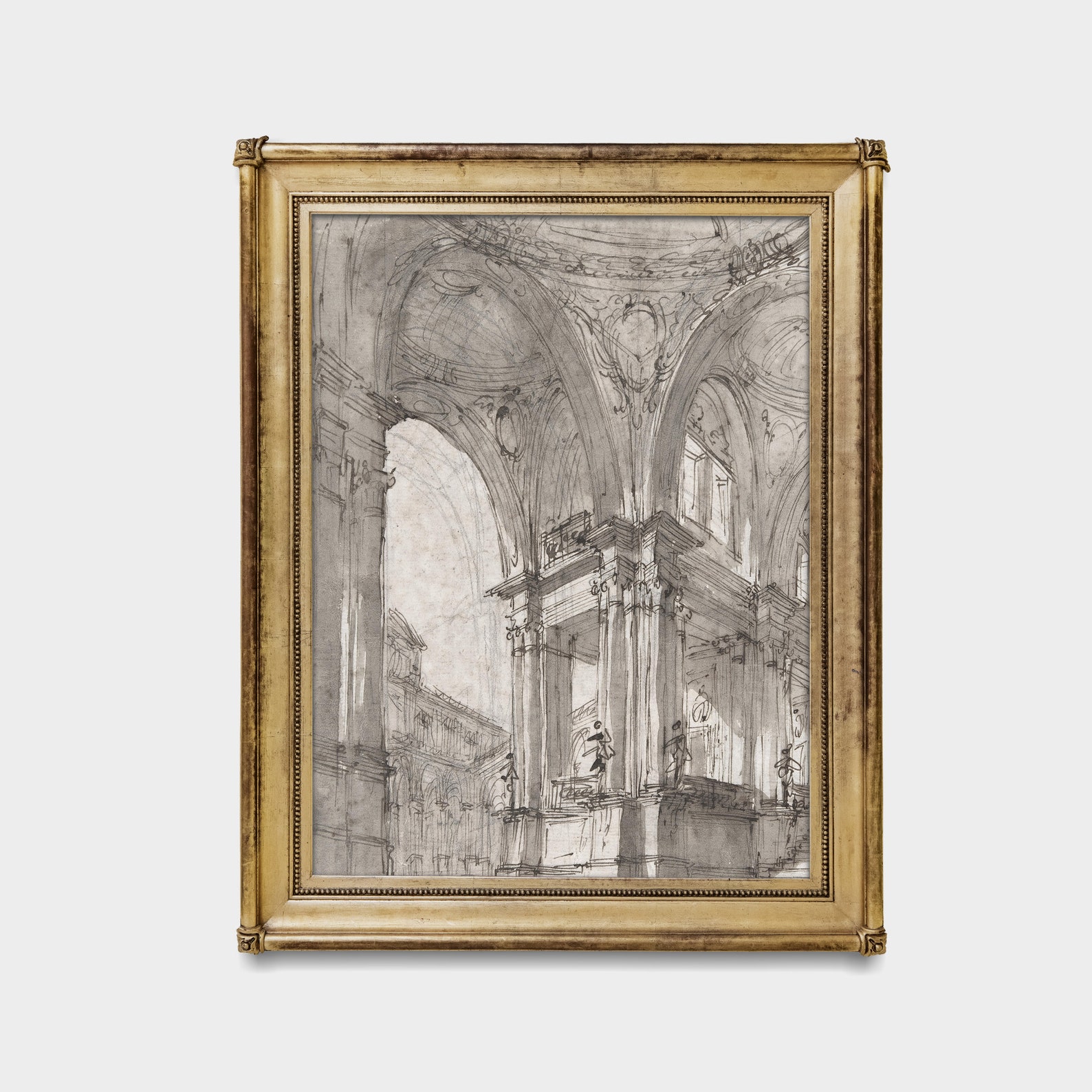 Vintage Architecture Drawing Antique Sketch Line Art - Etsy