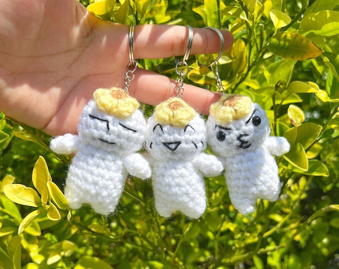 Mini Crochet Hehetmon Keychain - Etsy