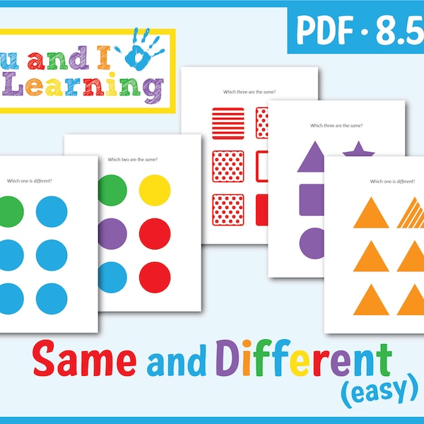 Preschool Workbook - Etsy