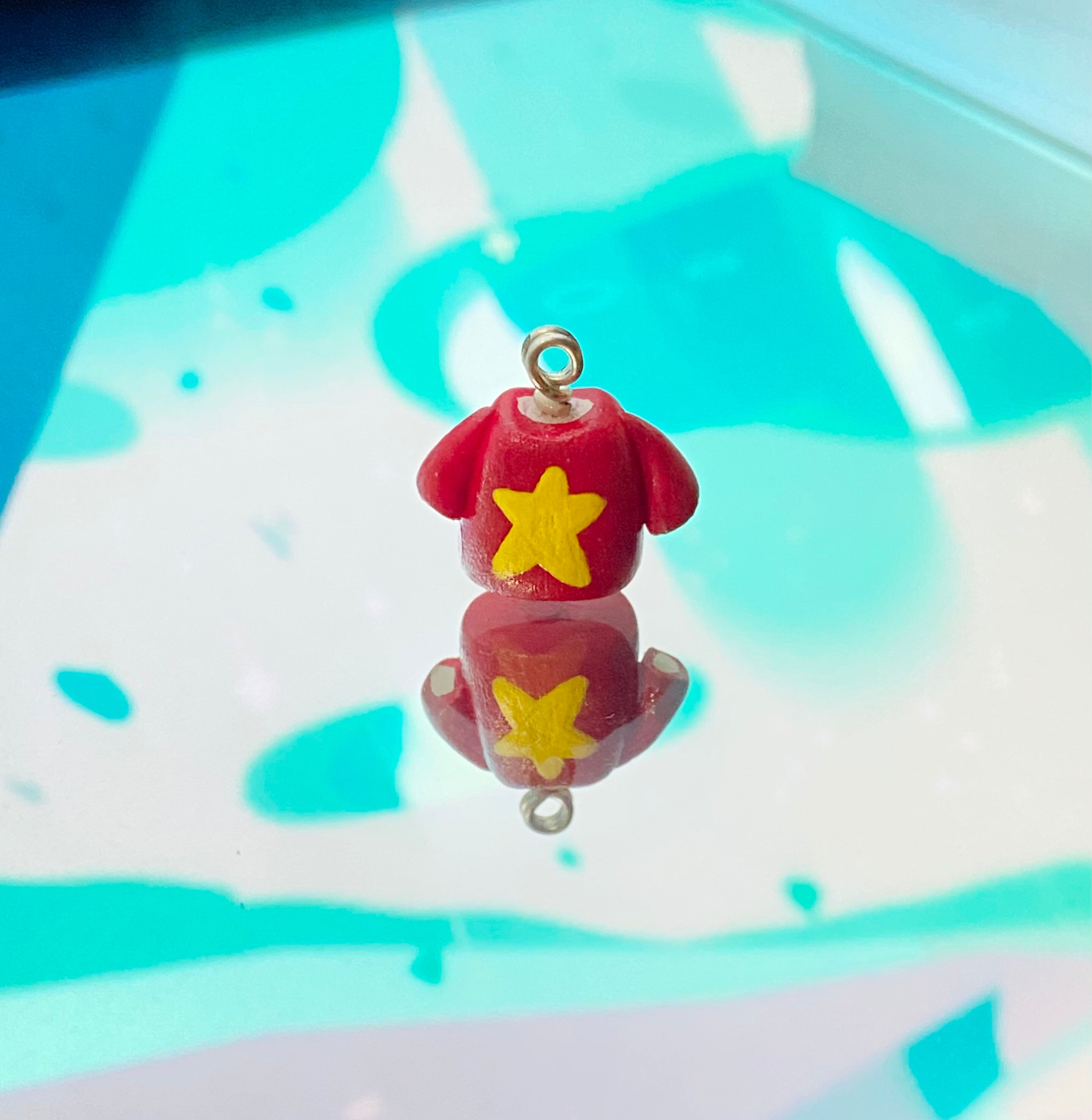 Steven’s Shirt Earrings / Steven Universe Earrings / Red Shirt and Star ...