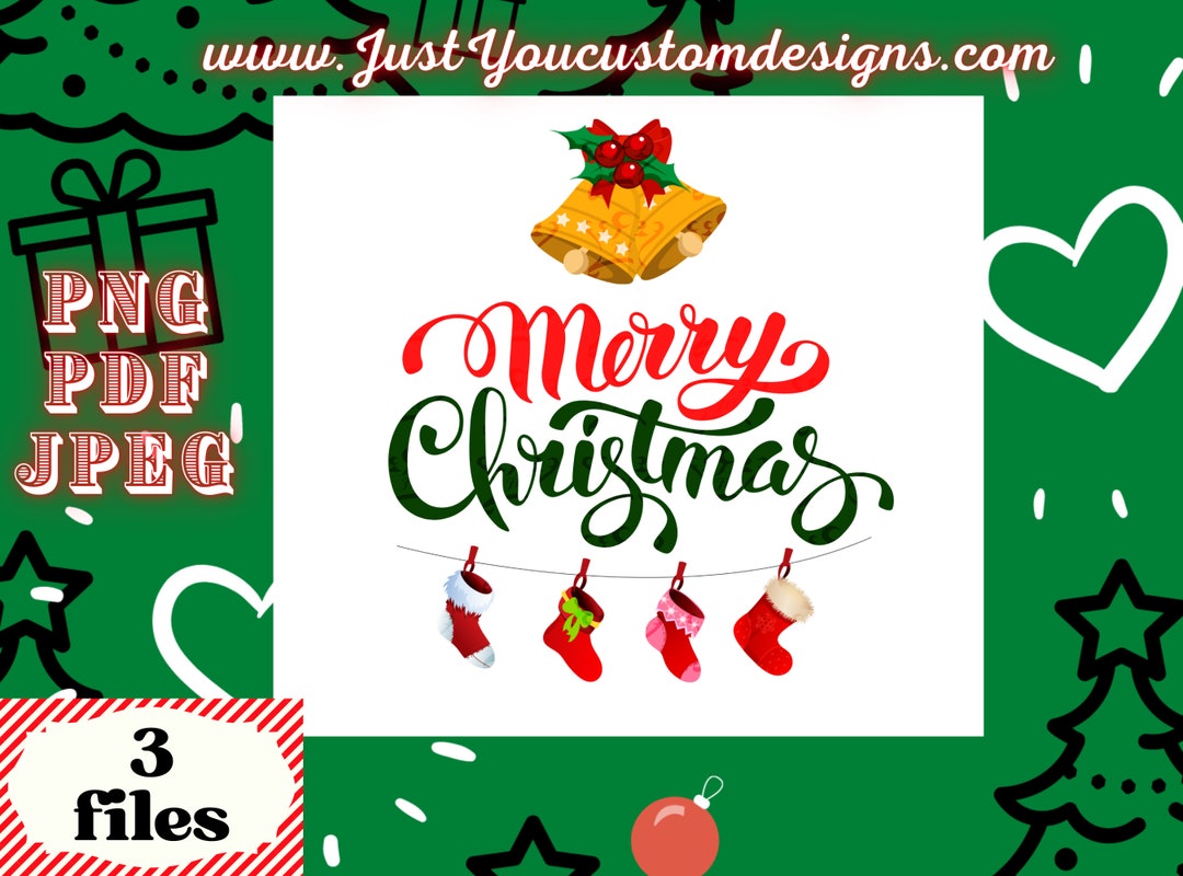 Merry Christmas Stockings! Christmas/sleigh/presents/santa/classic ...