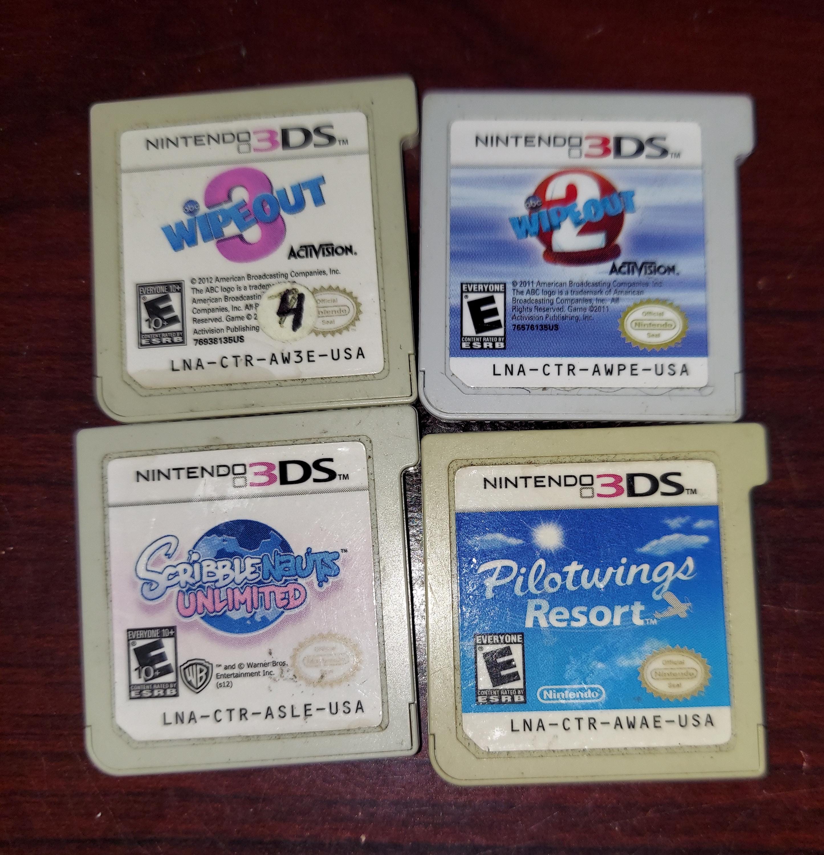 Lot Mixes 3ds Games: Lego, Scribblenauts, Planes, Cars, Mariokart ...