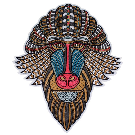 Fashion Embroidery Gorilla Patches Iron on Applique for | Etsy