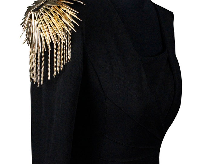 Beading Epaulettes Shouler Tassel Fringe Shoulder Patches Suit ...