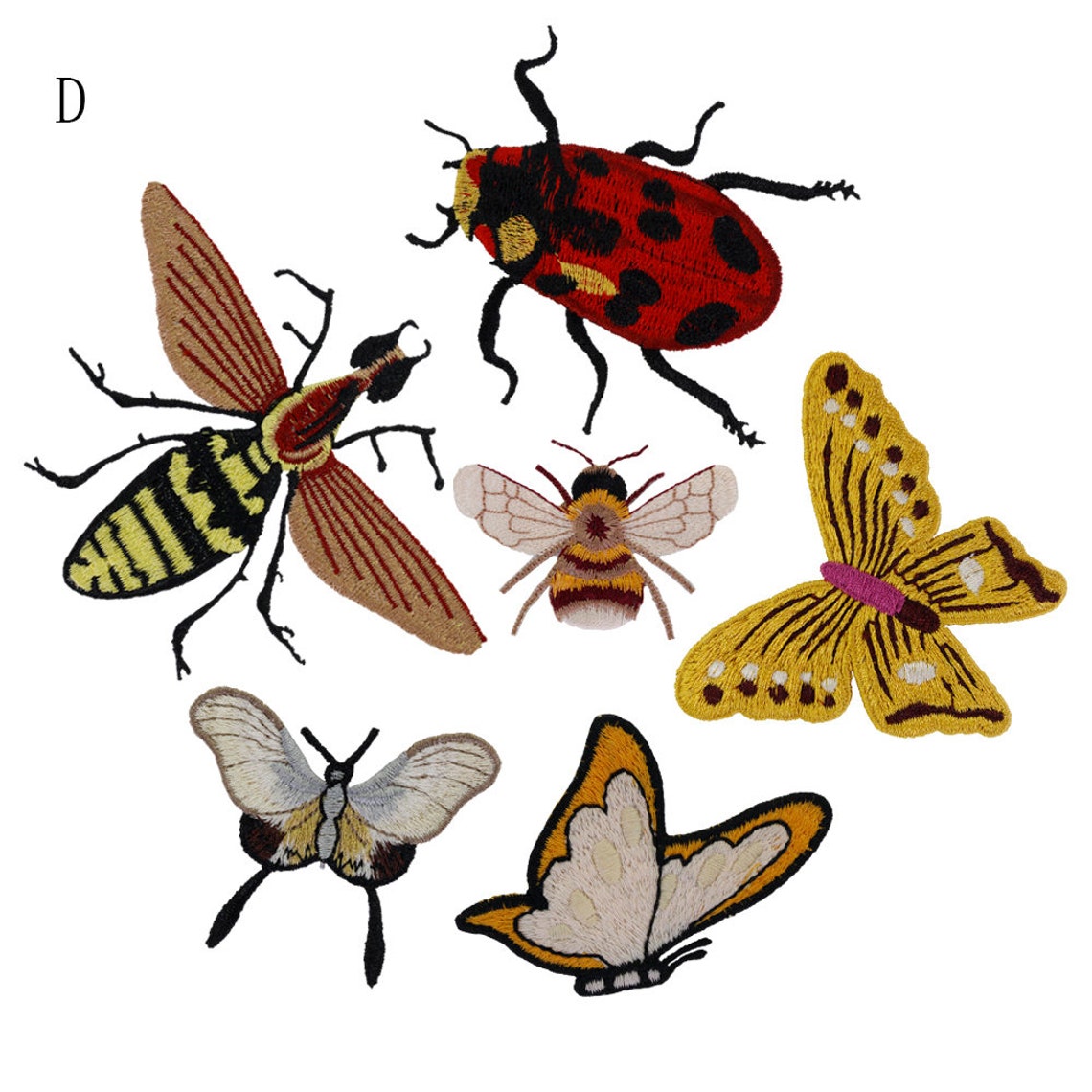 Insect Patches Sew on Patches Embroidered Patches for Jeans - Etsy