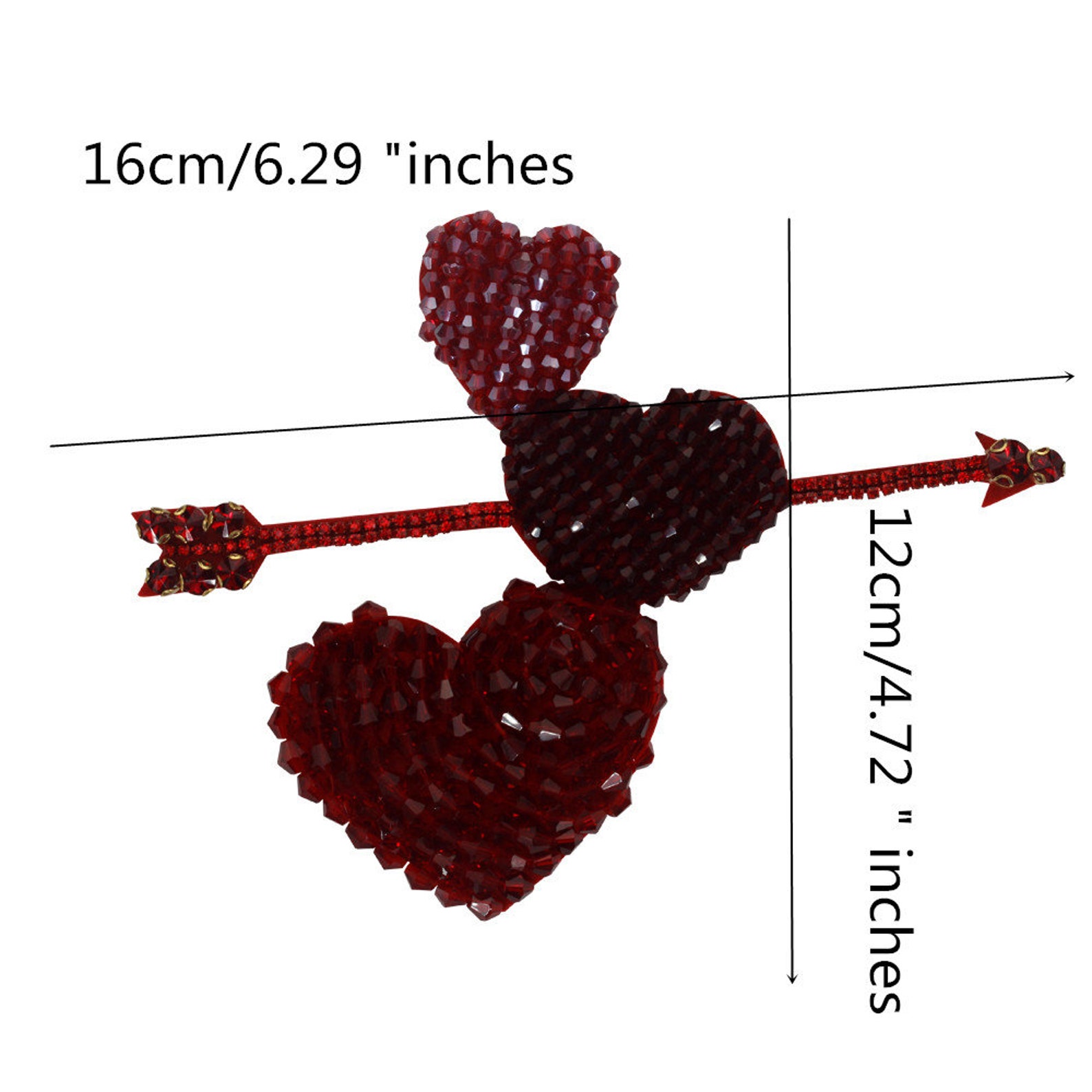 Beaded Milagro Heart Patches Sacred Heart Applique Evil Eyes Patches Mexican Folk Art Applique ...