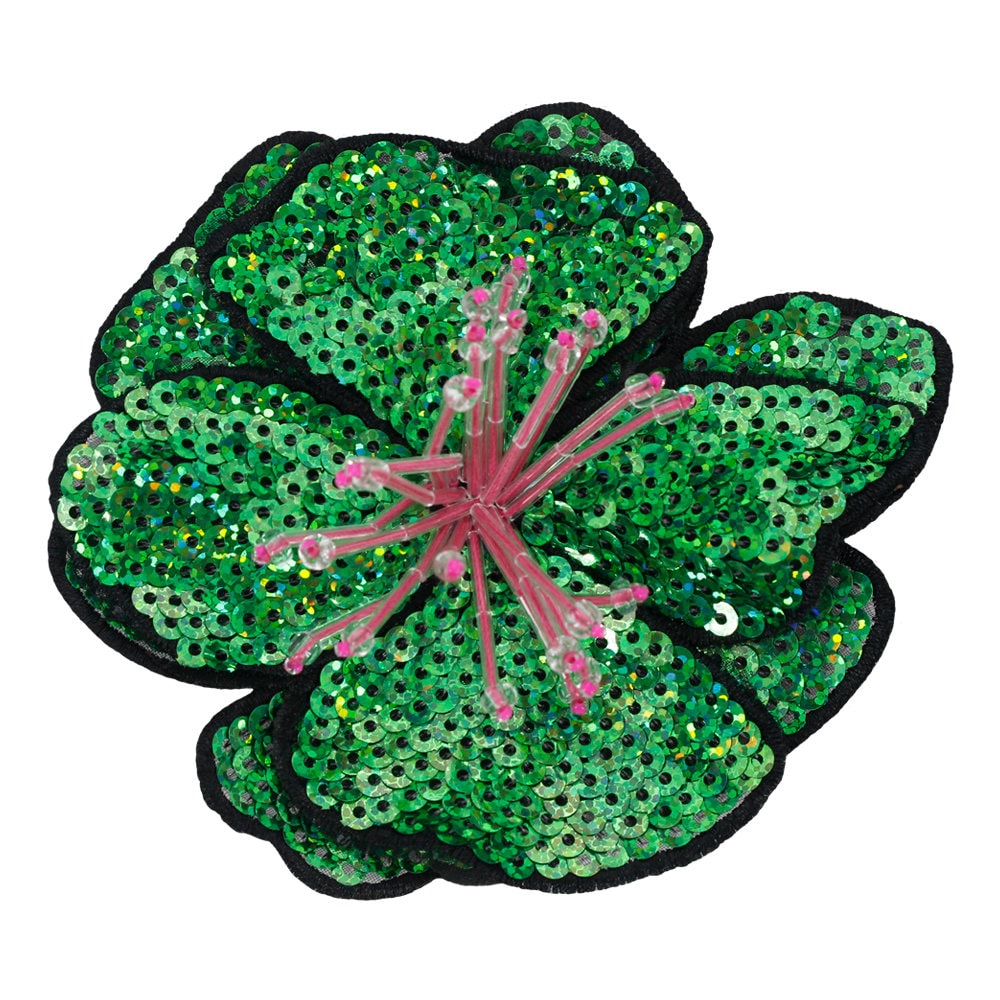 Sequin Flower Patch, 3D Flower Patches, Floral Patch, Beaded Flower ...