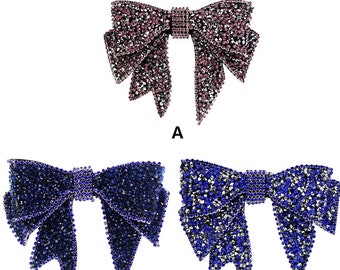 Handmade Rhinestone Jellyfish Beaded Tassel Jewel Patches for - Etsy