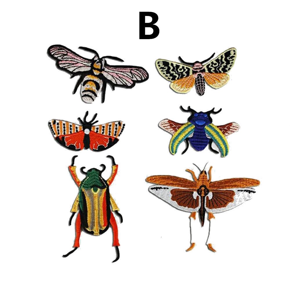 Insect Patches Sew on Patches Embroidered Patches for Jeans - Etsy