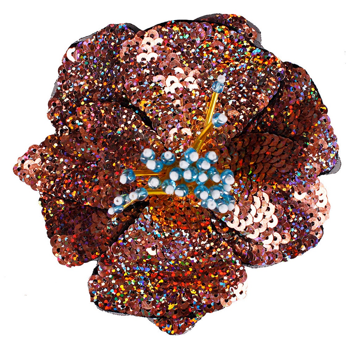 Sequin Flower Patch, 3D Flower Patches, Floral Patch, Beaded Flower ...