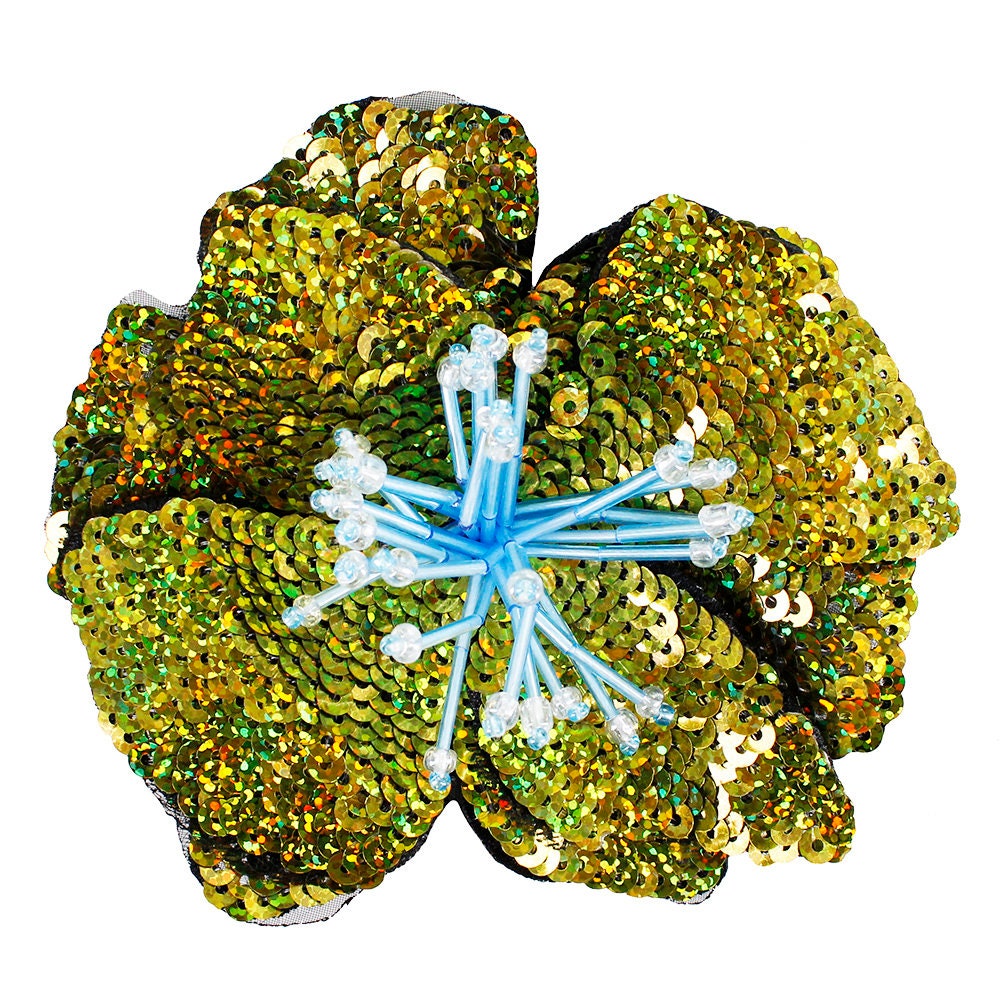 Sequin Flower Patch, 3D Flower Patches, Floral Patch, Beaded Flower ...