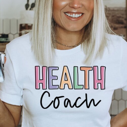 Health Coach Health Coach Shirt Health Coach Tshirt Health | Etsy