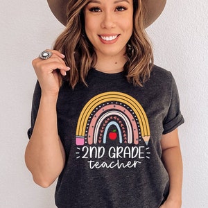 2nd Grade Teacher Shirt Second Grade Teacher Shirt 2nd Grade | Etsy