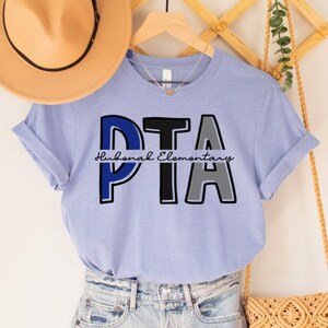 Custom PTA Shirt Elementary School Color Physical Therapist - Etsy