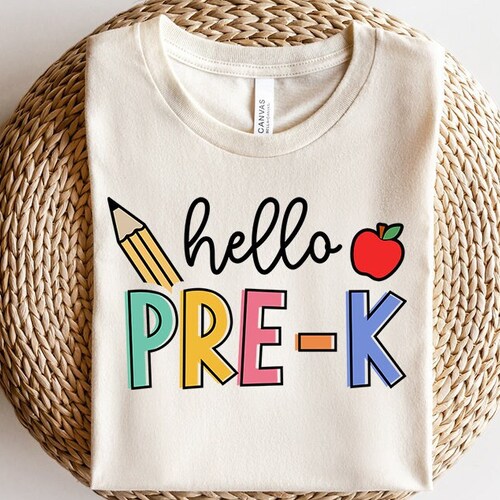 Prek Teacher Shirts Pre K Teacher Shirt Pre-k Teacher Shirt - Etsy