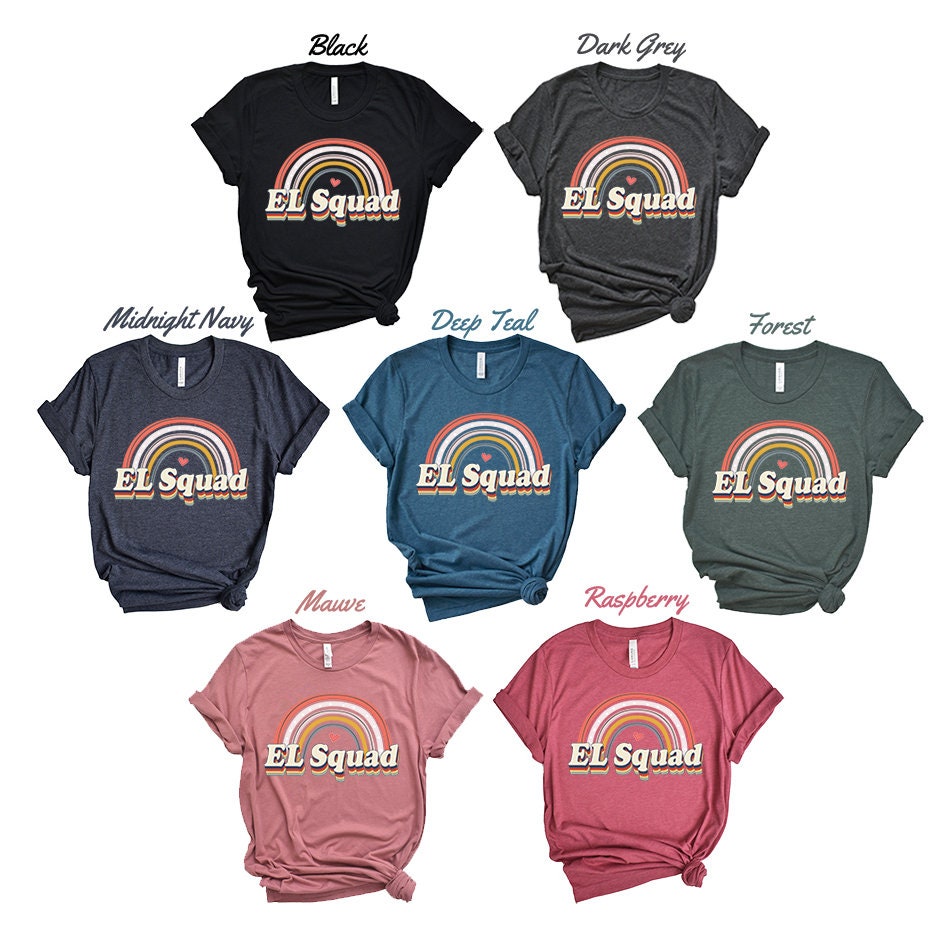 EL Teacher Shirt, EL Squad, English Learner, ESL Teacher Shirt, English ...