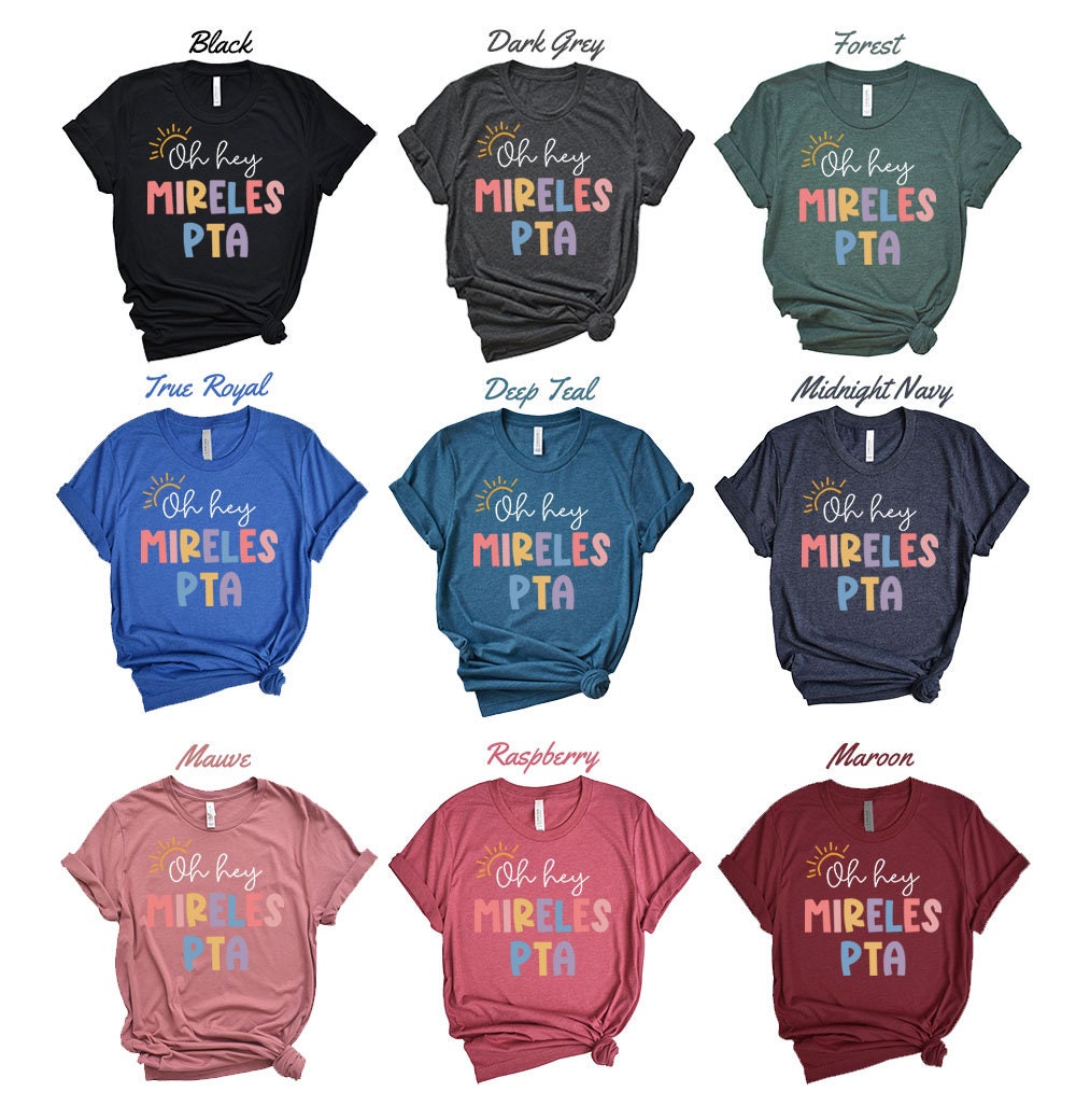 Custom PTA Shirt, Parent Teacher Association Shirt, PTA Gift, PTO Shirt ...