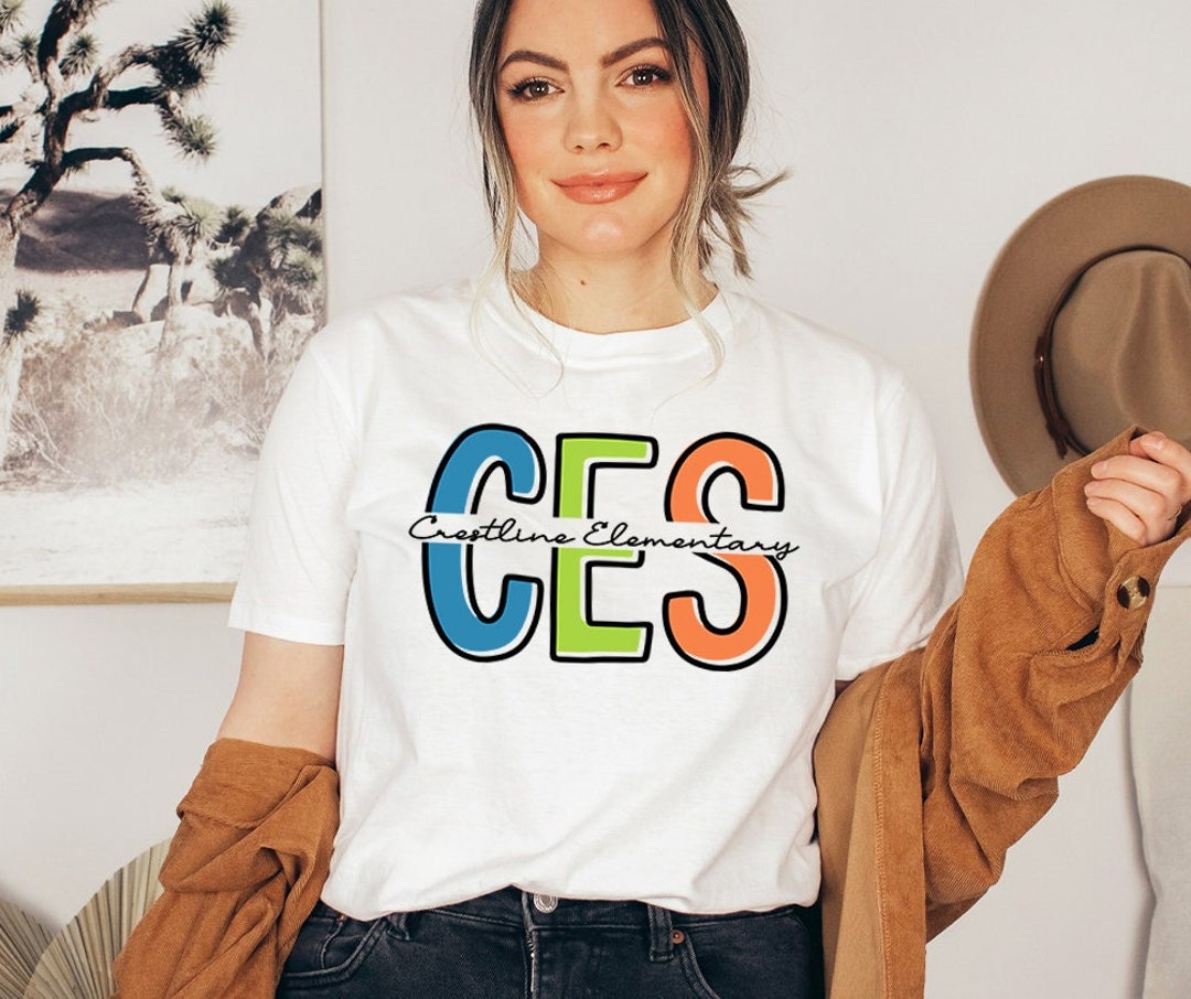 Custom School Name Shirt, Custom Elementary School Name Shirt, Custom ...