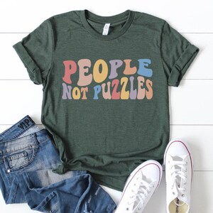 People Not Puzzles, Autism Awareness Shirt, Special Education Shirt ...