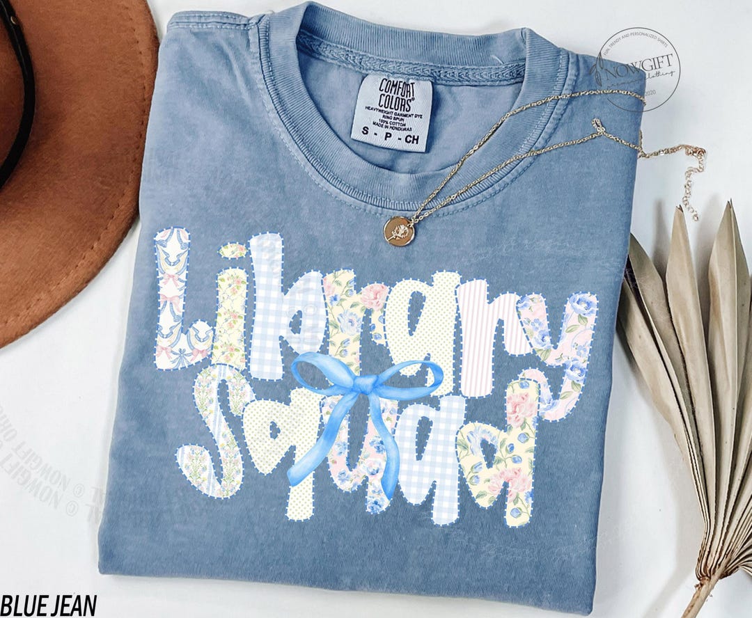 Comfort Colors® Library Squad Shirt, Librarian Tee, Library Team Tee ...