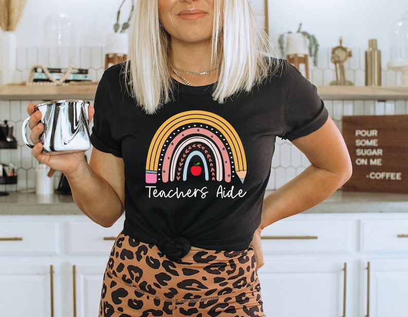 Teachers Aide Shirt, Teachers Aide Gifts, Teacher Assistant Shirt ...