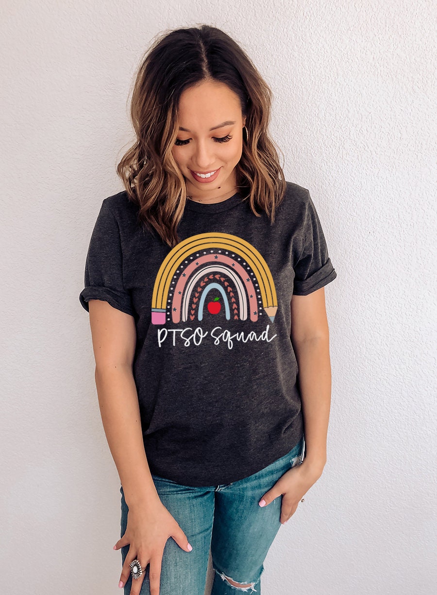 PTSO Shirt PTSO Squad Shirt Parent Teacher Student - Etsy UK